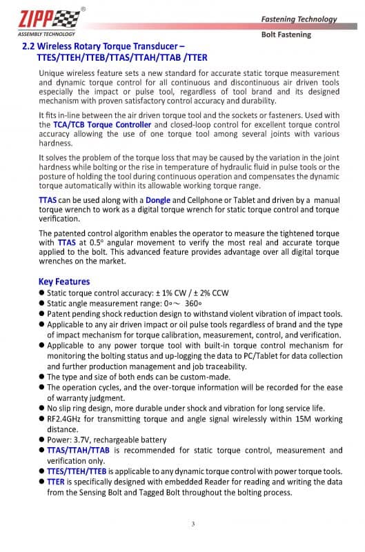 Torque Control System - China Pneumatic Corporation (Taiwan) - ISO ...
